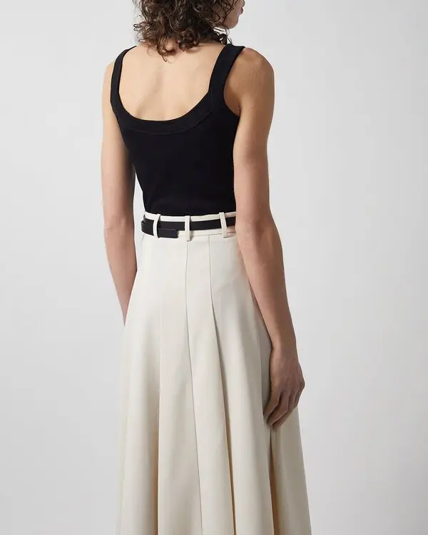 BY MALENE BIRGER Ribbed Tank Top - Black