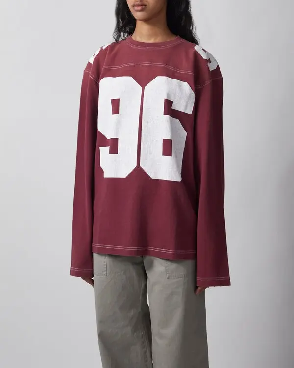 Acne Studios 96" Logo Long Sleeve T-shirt