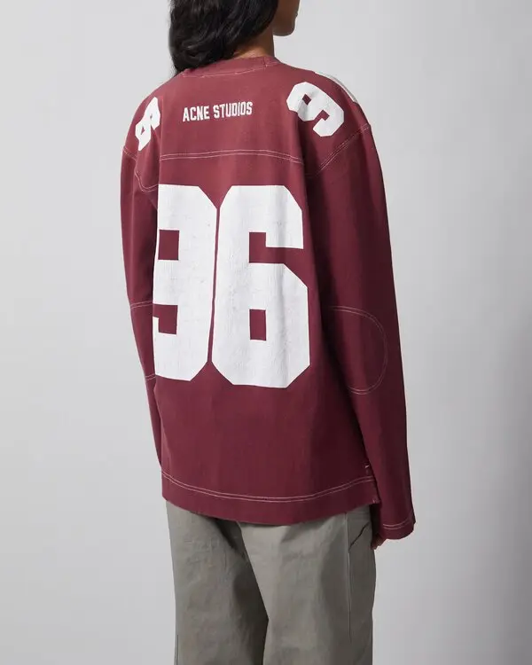 Acne Studios 96" Logo Long Sleeve T-shirt