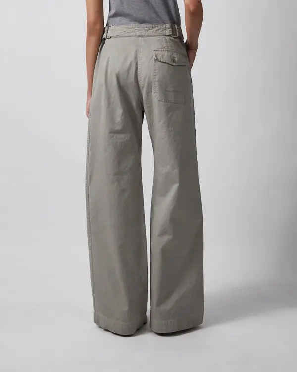 Acne Studios Belted Cotton Twill Trousers