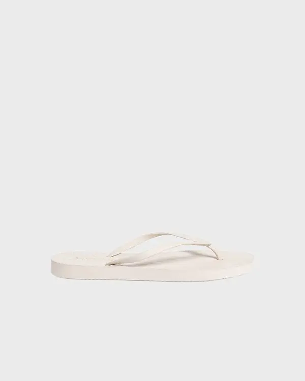 VELOUR Tapered Flip-flops - White