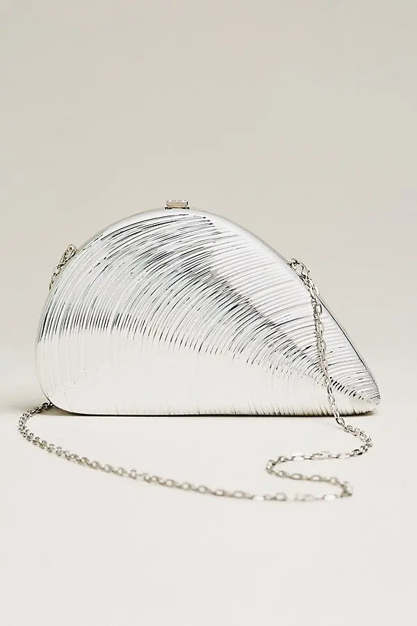 LULLA COLLECTION Acrylic Seashell Clutch