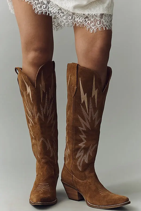 DINGO High Cotton Western Boots - Sand
