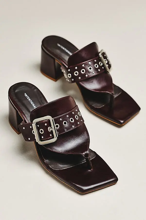 Intentionally Blank Wynona Heeled Sandals - Chocolate