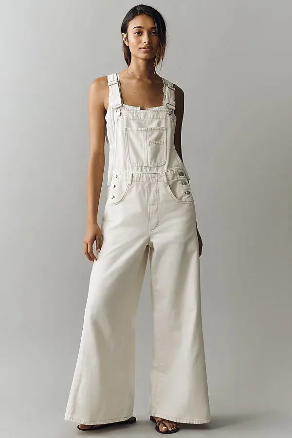 PILCRO Adi Overalls - Egret
