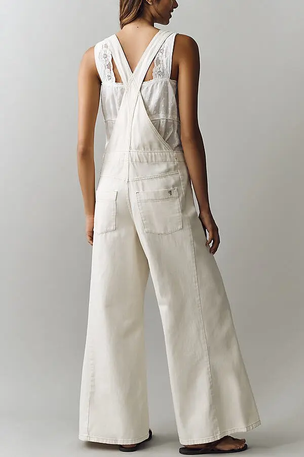 PILCRO Adi Overalls - Egret