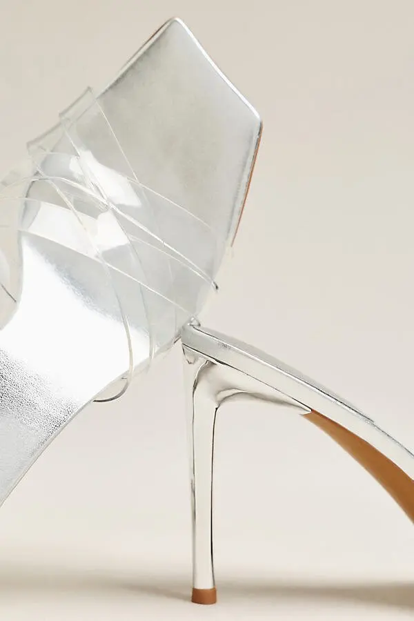 Jeffrey Campbell Dewdrop Square-toe Heeled Sandals