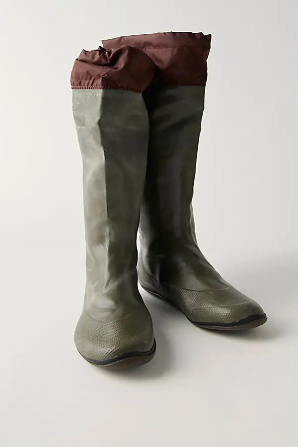 AMEICO Packable Rain Boots - Khaki