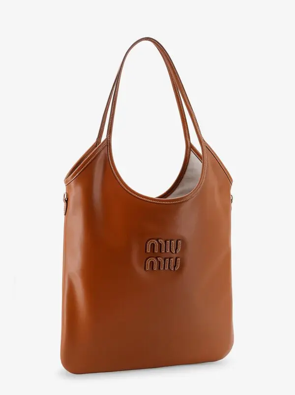 Miu Miu Leather Shoulder Bag - Brown