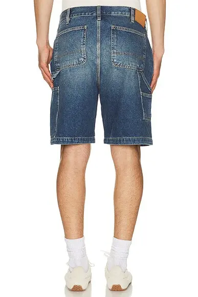 CORRIDOR Denim Painter Shorts - Indigo