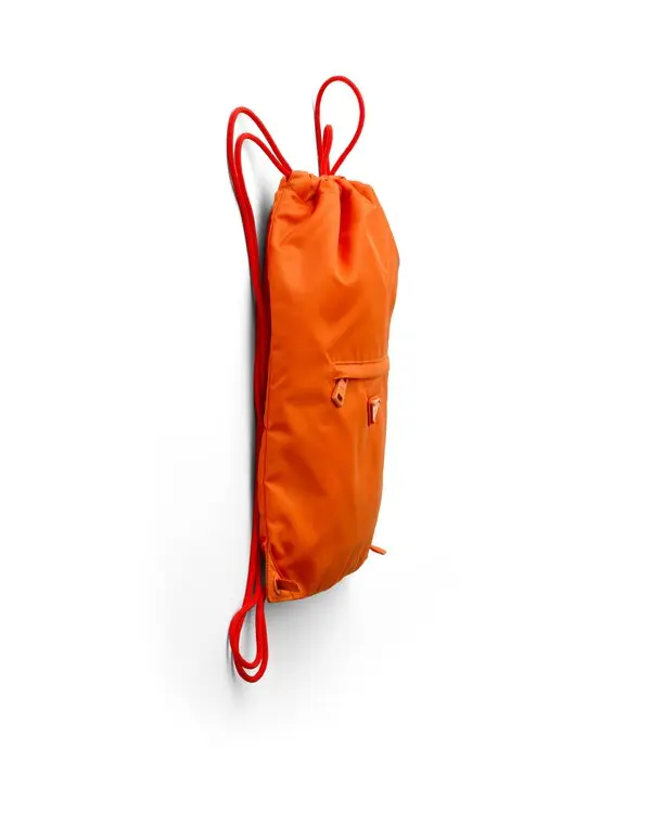 Prada Re-nylon Drawstring Backpack - Orange