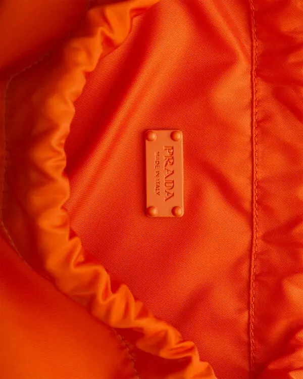 Prada Re-nylon Drawstring Backpack - Orange
