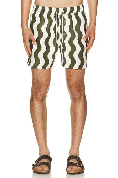 Oas Waver Swim Shorts - Forest