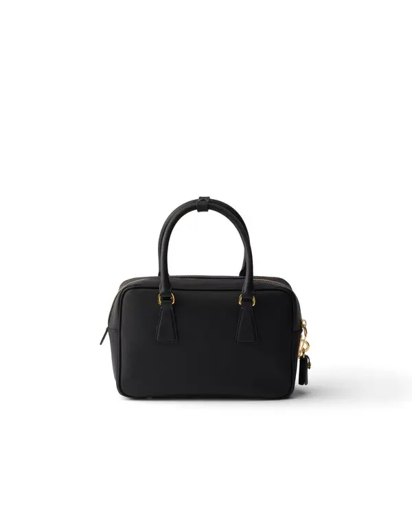 Prada Small Saffiano Leather Top-handle Bag - Black