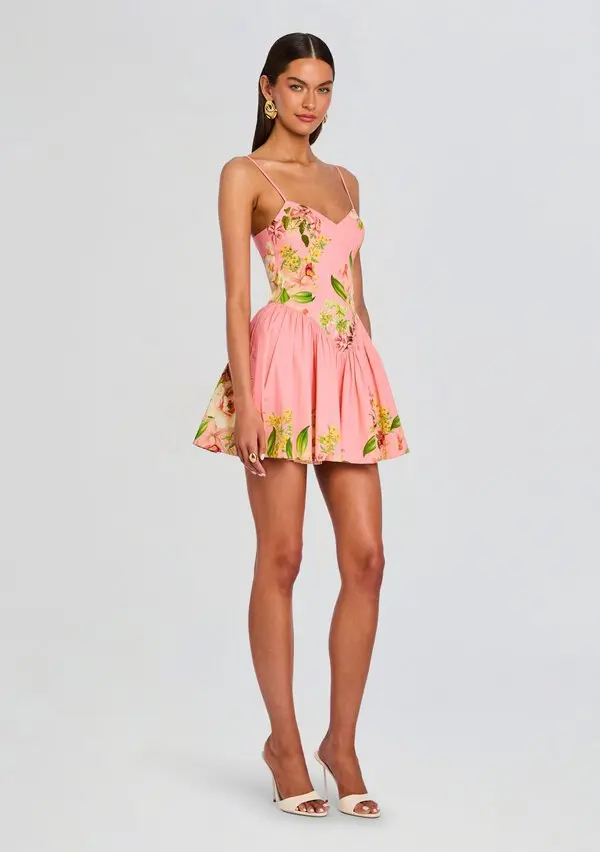 Hemant & Nandita Lena Corseted Mini Dress