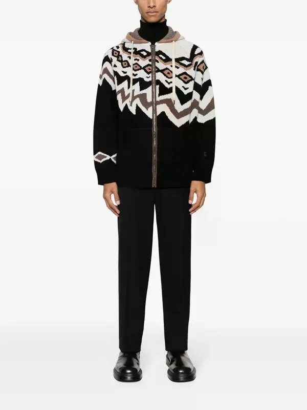 Neil Barrett Norway Knitted Hoodie