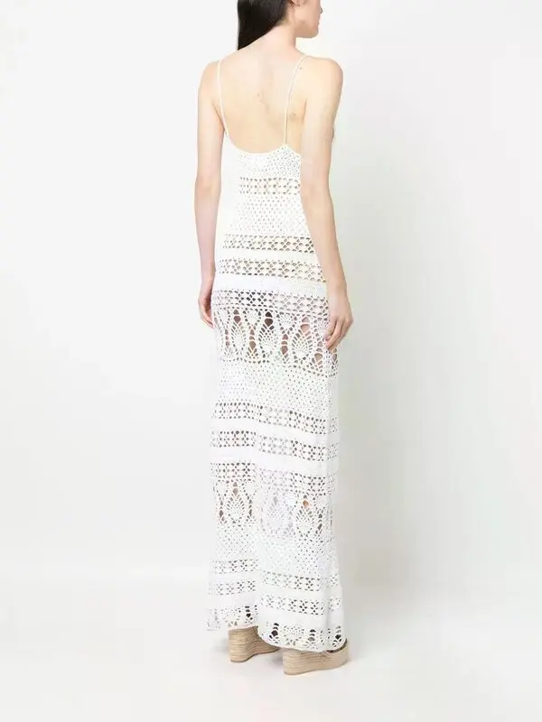 Dsquared2 Cotton Crochet-knit Maxi Dress
