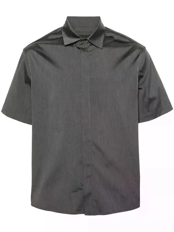 Neil Barrett Short-sleeve Cotton Blend Shirt