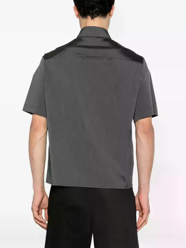 Neil Barrett Short-sleeve Cotton Blend Shirt