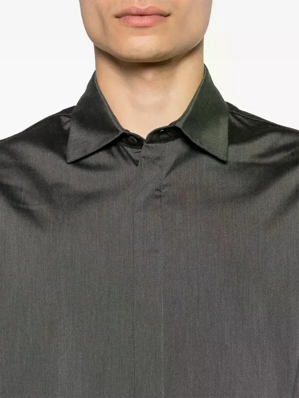Neil Barrett Short-sleeve Cotton Blend Shirt