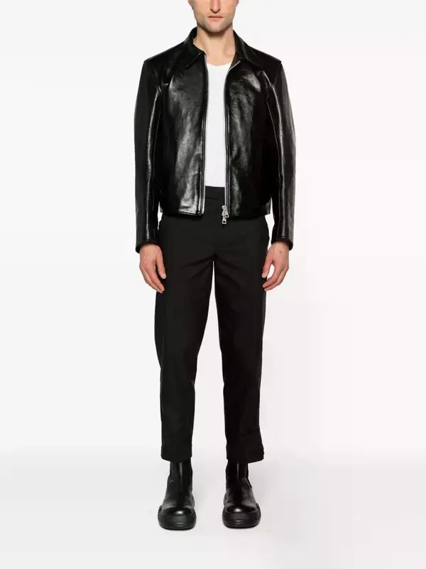 Neil Barrett Adjustable-hem Tapered-leg Chinos