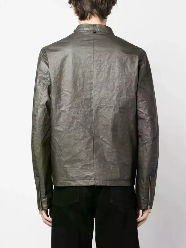 DIESEL® Crinkle-effect Zip-up Jacket