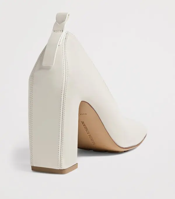 Bottega Veneta Calfskin Loop-detail Pumps - White