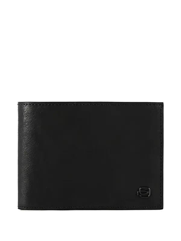 PIQUADRO Logo-detail Leather Wallet - Black