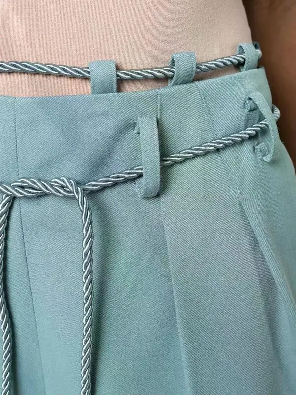 Andersson Bell Cropped Trousers With Rope Detailing