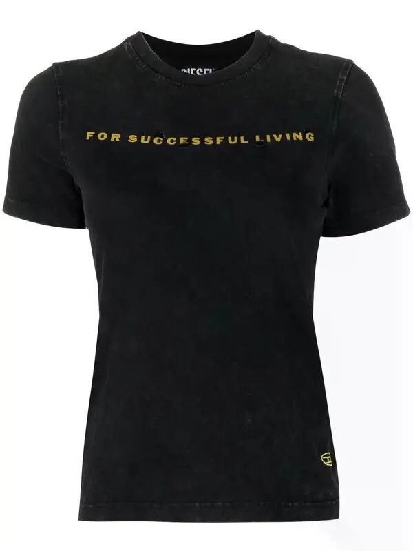 DIESEL® Slogan Print T-shirt