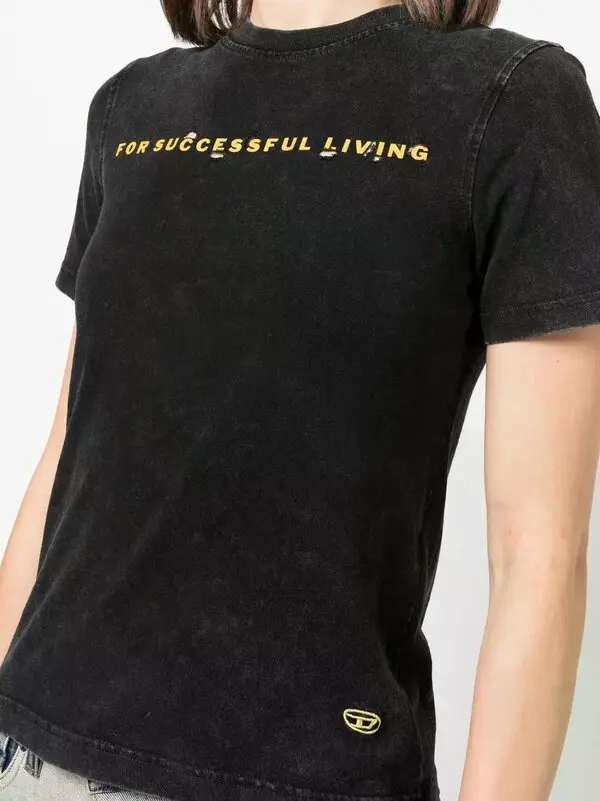 DIESEL® Slogan Print T-shirt
