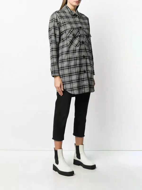Woolrich Longline Check Shirt