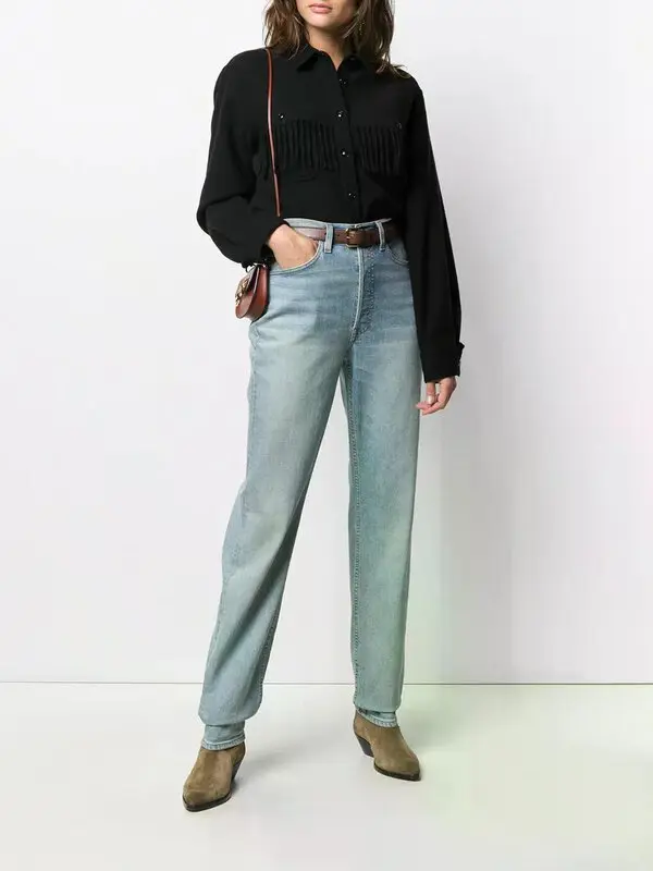 Woolrich Knitted Shirt With Fringed Detail