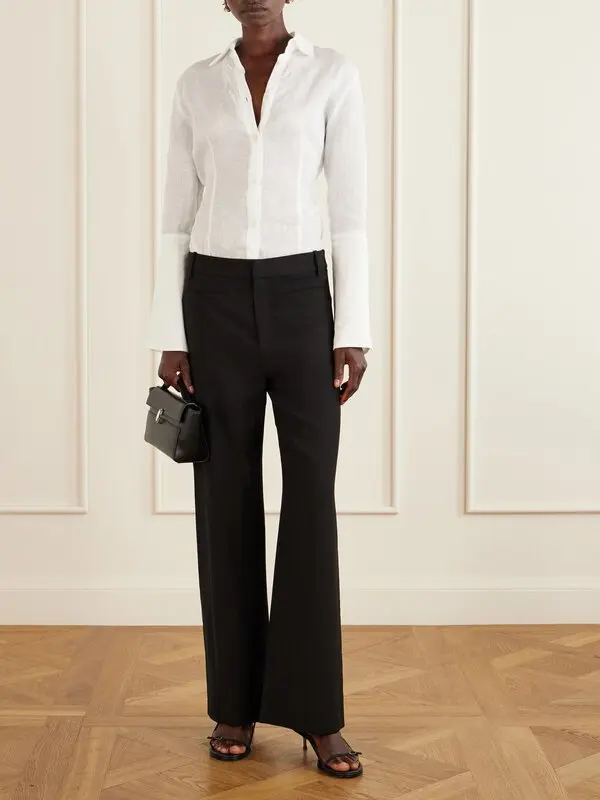 LIBEROWE Alice Wool Wide-leg Trousers