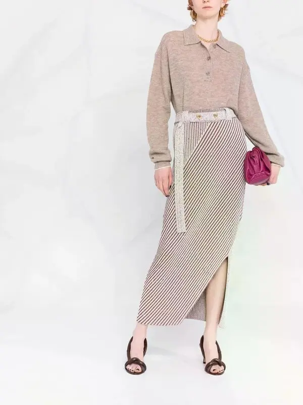 AERON High Waist Mid-length Skirt