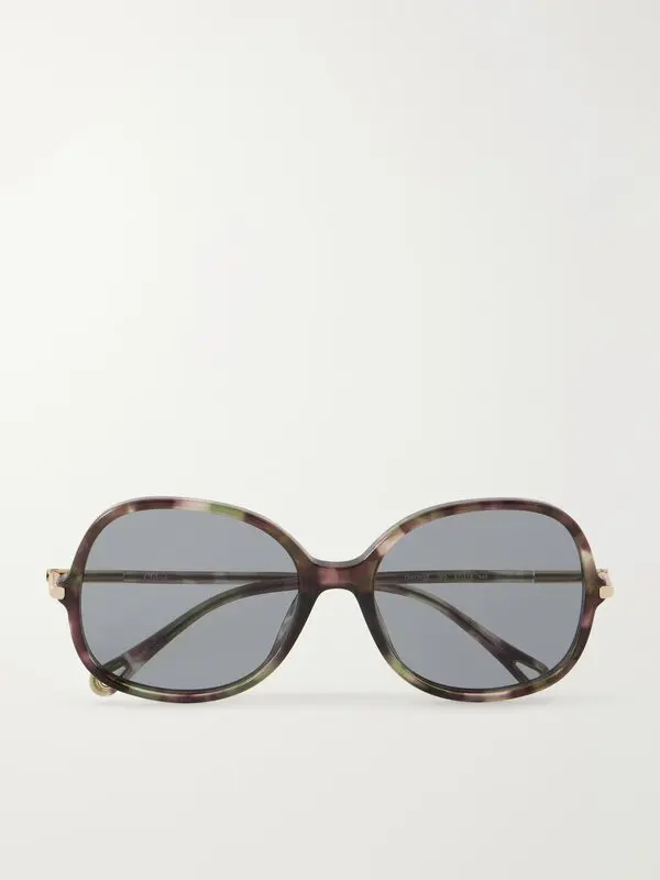 Chloé Oversized Round Frame Sunglasses - Blue