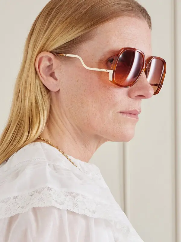 Chloé Square-frame Acetate Sunglasses