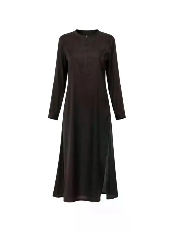 DOSA Long-sleeve Button-placket Dress