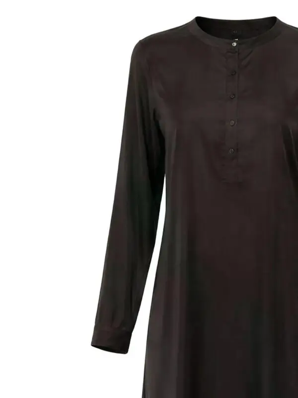 DOSA Long-sleeve Button-placket Dress