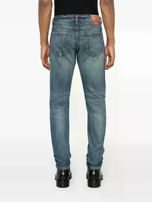 DIESEL® D-strukt Mid-rise Slim-fit Jeans - Blue