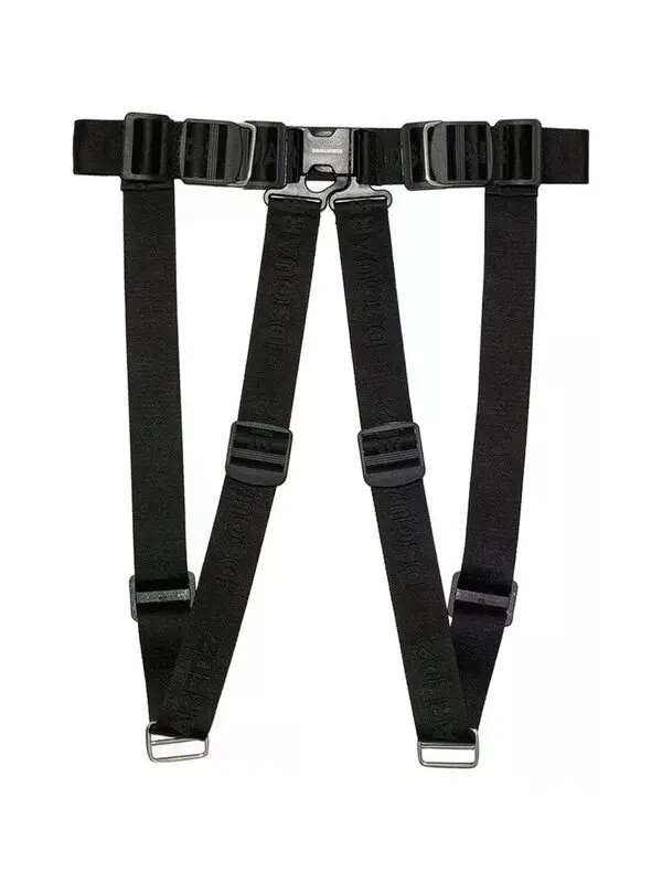 Dsquared2 Logo Tape Harness Belt - Black