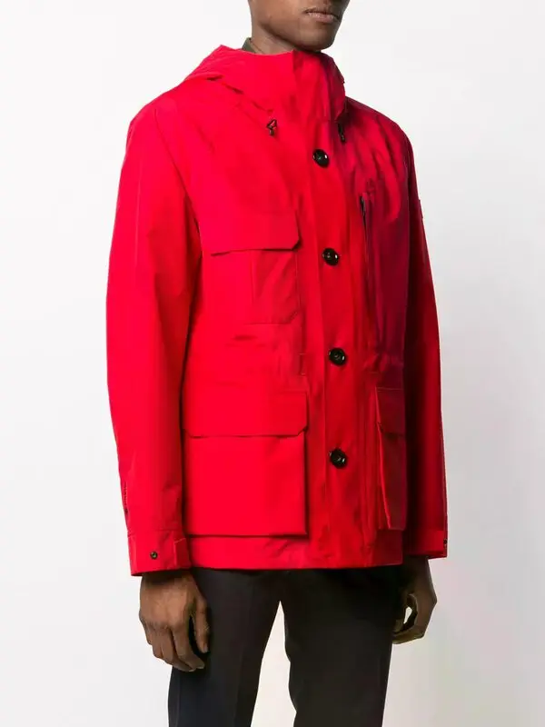 Woolrich Logo Patch Hooded Jacket