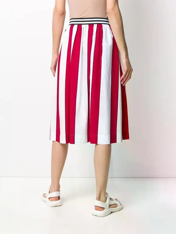 Woolrich Striped Pleated Skirt