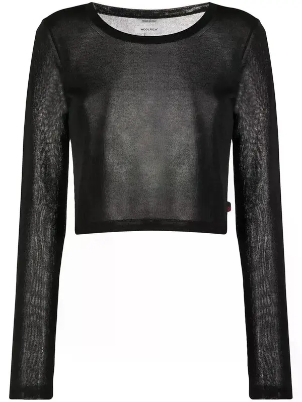 Woolrich Cropped Crew-neck Jumper