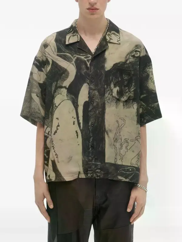DOMREBEL Graphic-print Short-sleeve Shirt