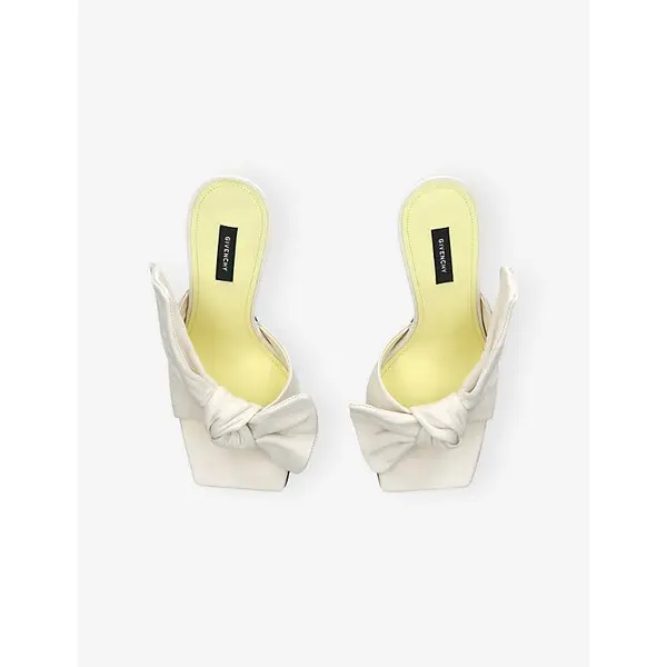 Givenchy Boudoir Bow 95 Heeled Leather Sandals