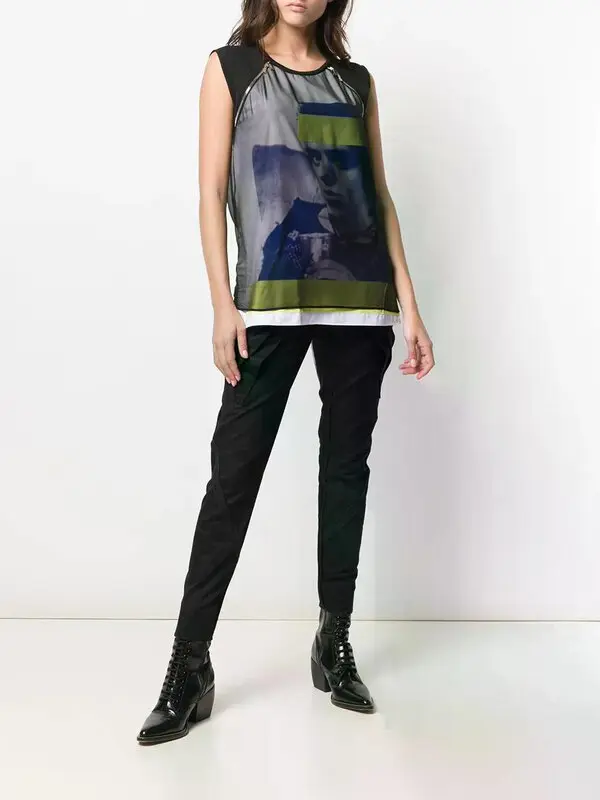 Dsquared2 Layered Print T-shirt