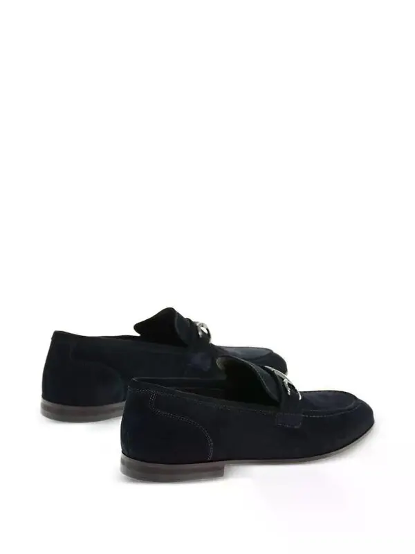 Corneliani Round-toe Suede Loafers