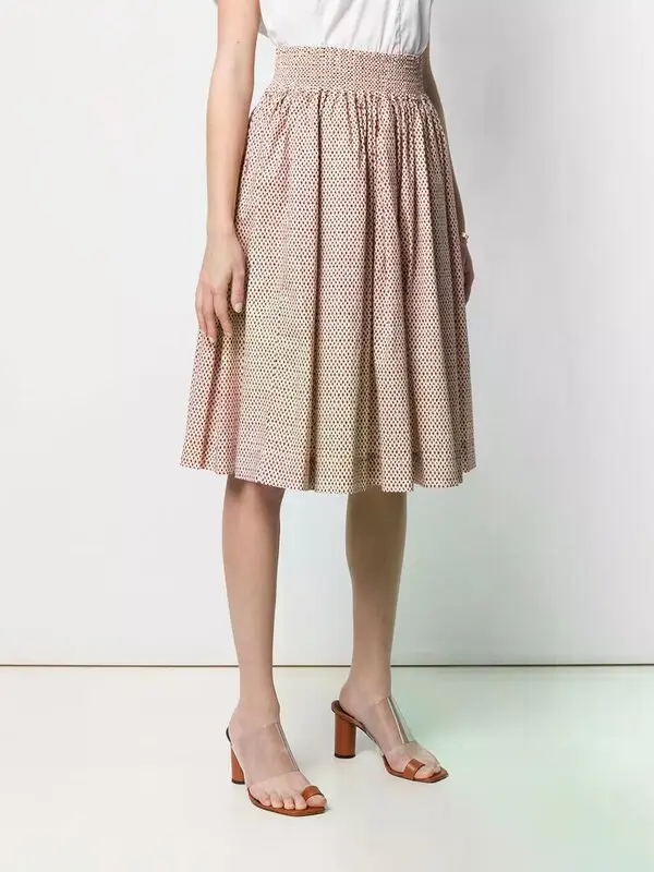 Woolrich Printed Popeline Skirt