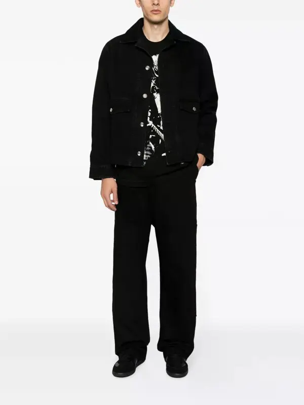 1989 STUDIO Ranch Side Snap-fastening Trousers